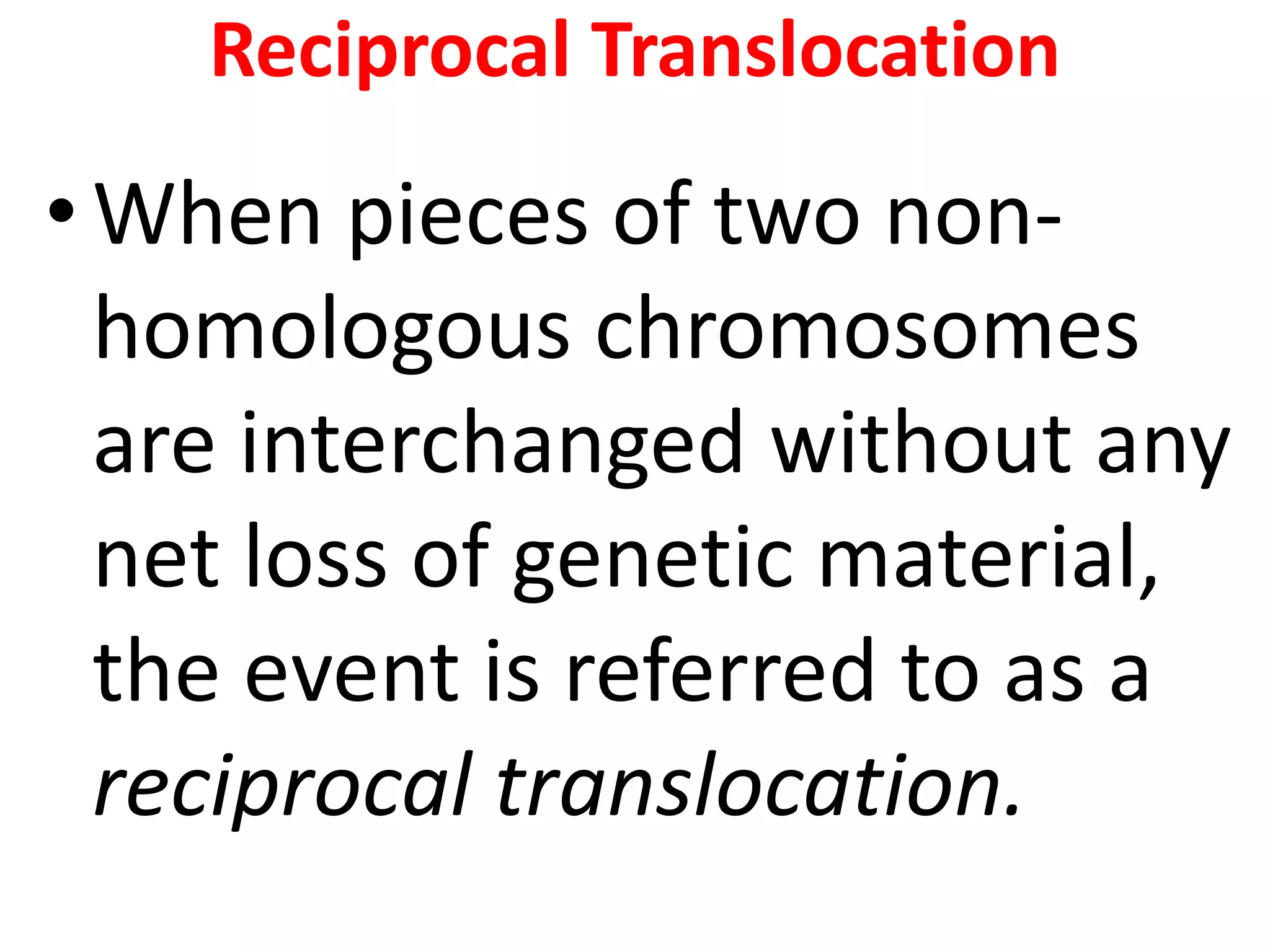 Translocation | PPTX