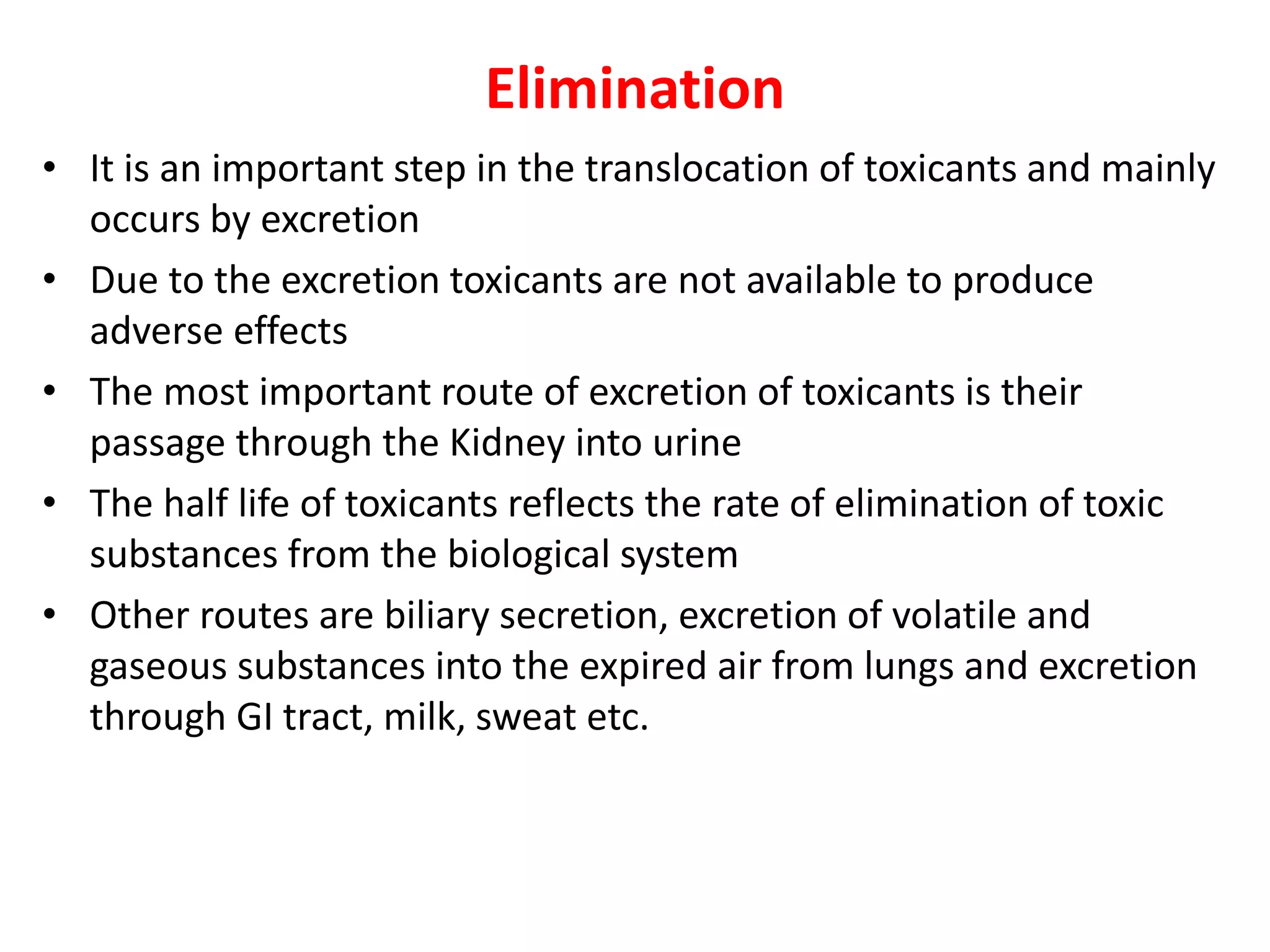Translocation of toxicants | PPTX