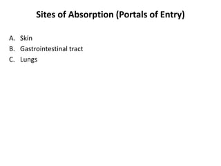 Translocation of toxicants | PPTX