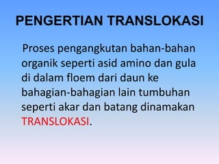 Translokasi | PPTX