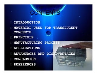 Translucent concret | PDF