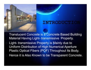 Translucent concret | PDF