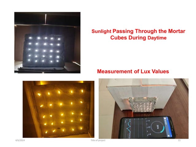 Translucent Concrete structure presentation | PPT