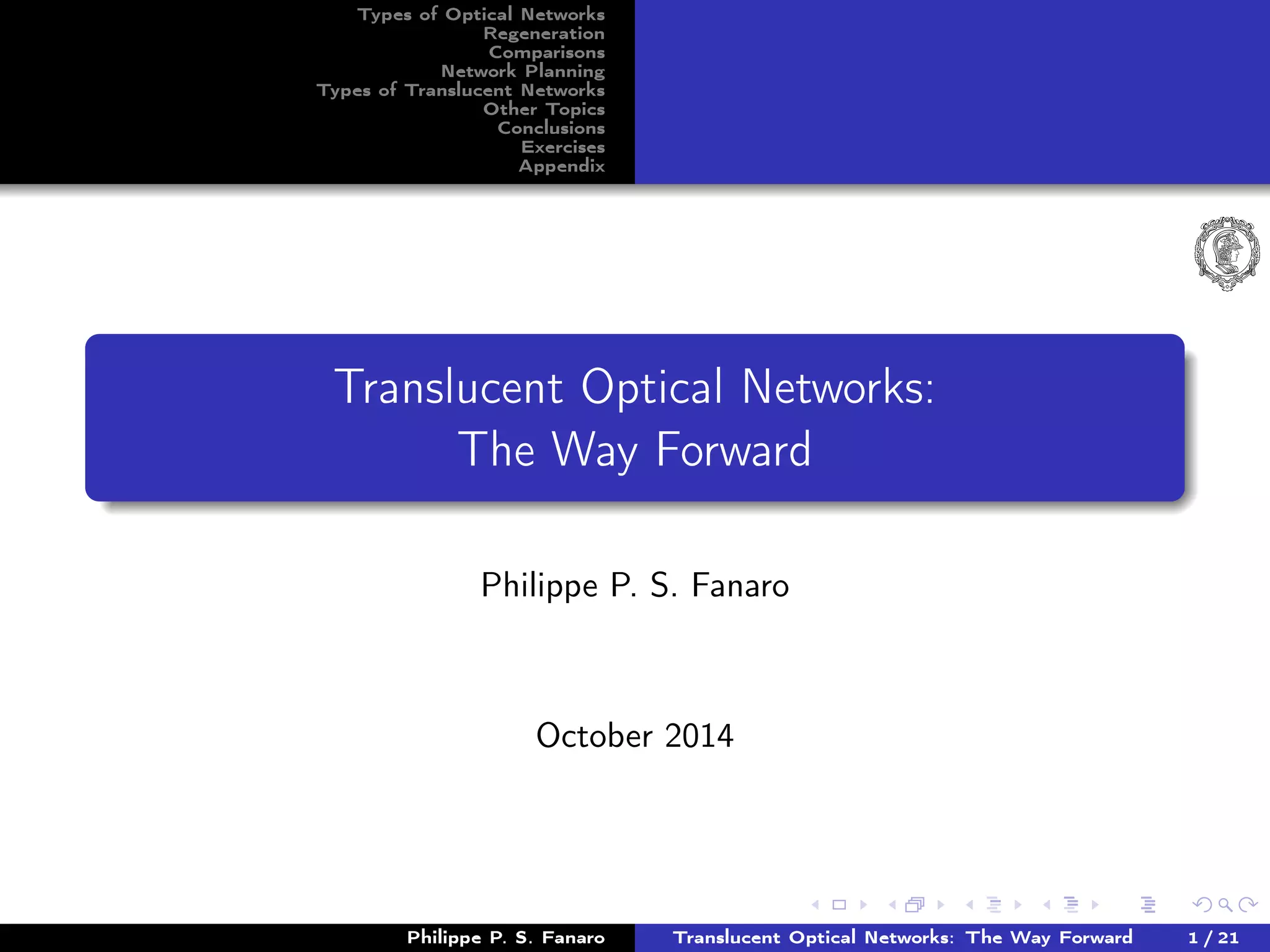 Translucent optical networks the way forward | PDF