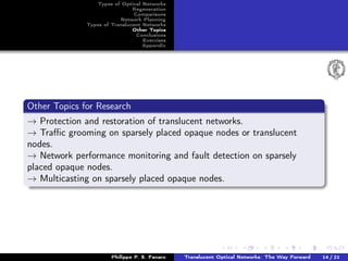 Translucent optical networks the way forward | PDF