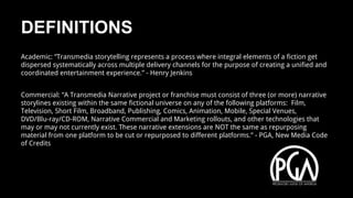 Transmedia - The Now of Storytelling | PDF