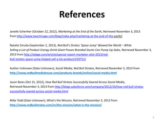 By Corinne Blair - Case Study: Red Bull Stratos - Transmedia Marketing ...