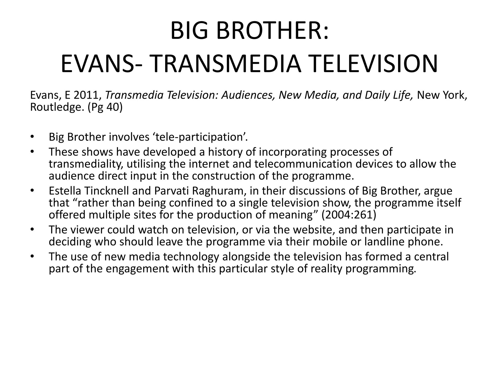 Transmedia powerpoint | PPTX