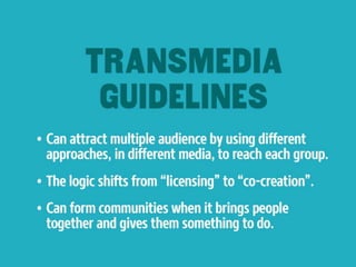 The Art of Transmedia Storytelling - Building Storyworlds across ...