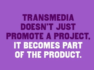 The Art of Transmedia Storytelling - Building Storyworlds across ...