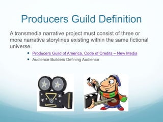 Transmedia Storytelling: What is a Transmedia Producer? | PPTX