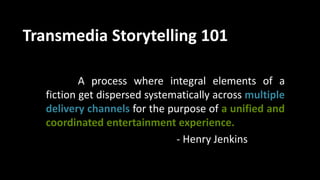 Transmedia storytelling Complex Television - Jason Mittell | PPT
