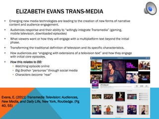 Transmedia Storytelling: Reality Television Use Of Multiple Media ...