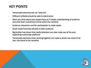 Transmedia Storytelling: Reality Television Use Of Multiple Media ...