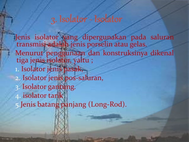 JARINGAN TRANSMISI LISTRIK | PPTX