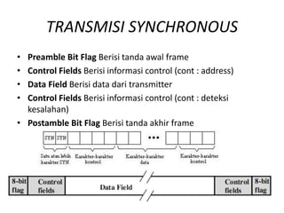 Transmisi asynchronous dan synchronous | PPTX