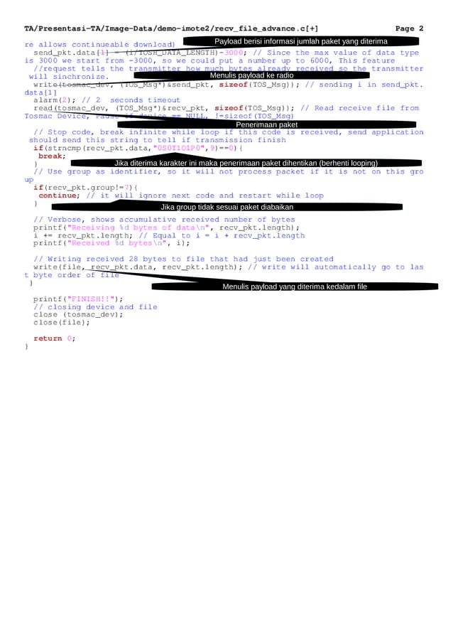 Transmisi citra pada perangkat jaringan sensor visual nirkabel platform imote2 berbasis ieee 802 ...