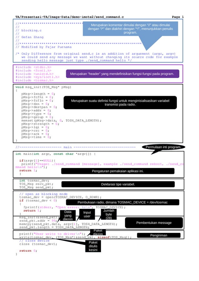 Transmisi citra pada perangkat jaringan sensor visual nirkabel platform imote2 berbasis ieee 802 ...