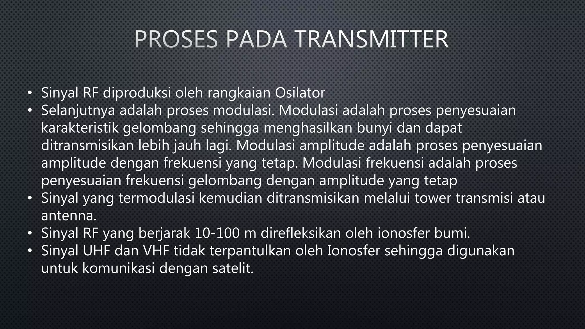 Transmisi gelombang radio | PPTX