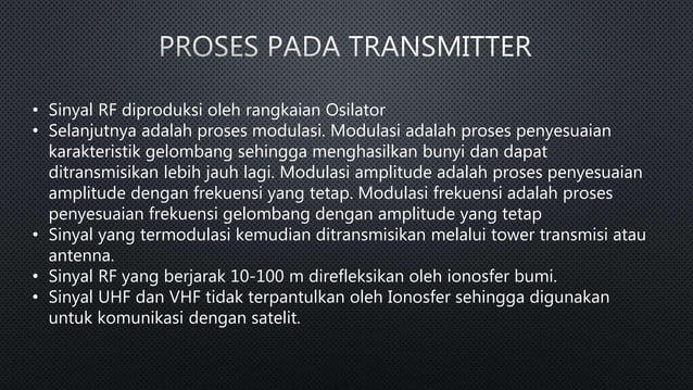 Transmisi gelombang radio | PPTX