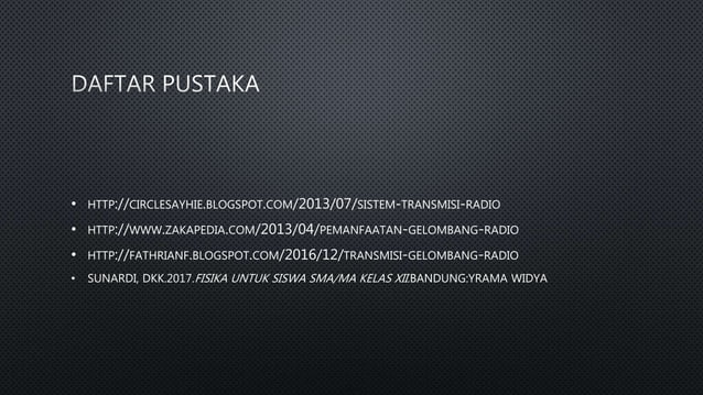 Transmisi gelombang radio | PPTX