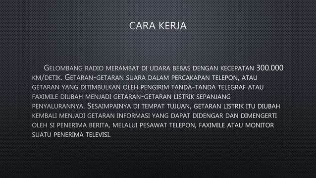 Transmisi gelombang radio | PPTX