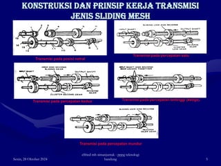 Presentasi transmisi manual (cara kerja) | PDF