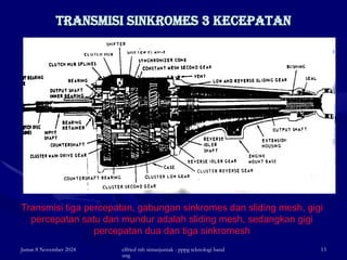Transmisi Manual (Cara Kerja dan Perawatan) | PPT