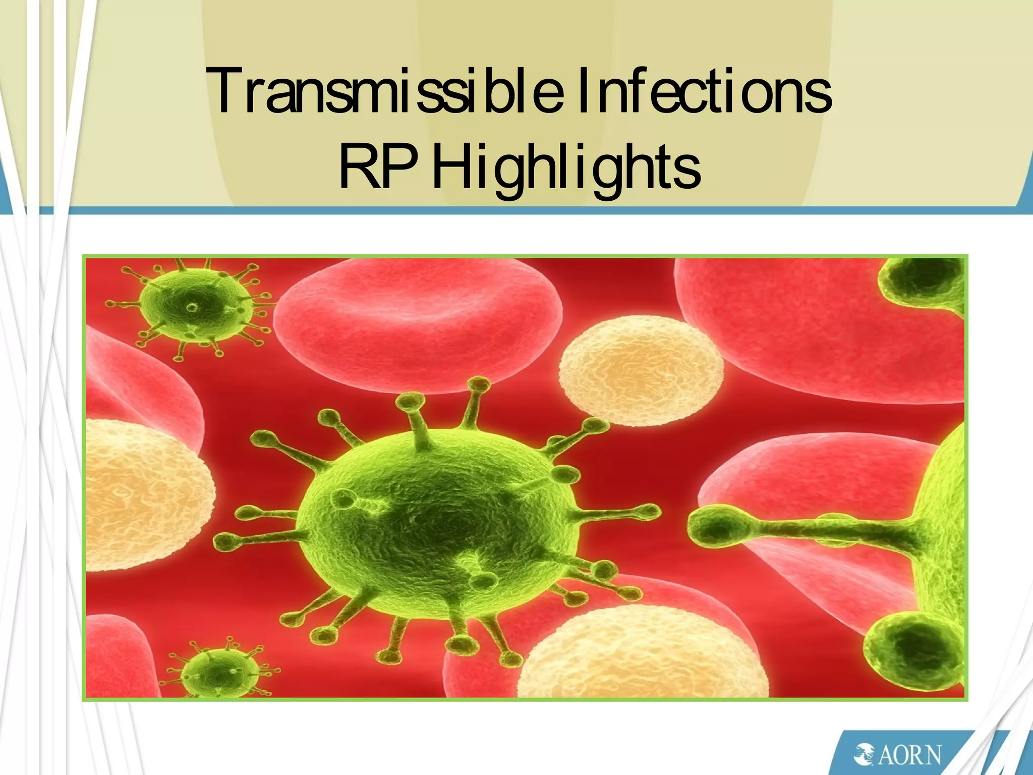 Transmissible Infection Prevention - AORN Recommended Practices | PPT
