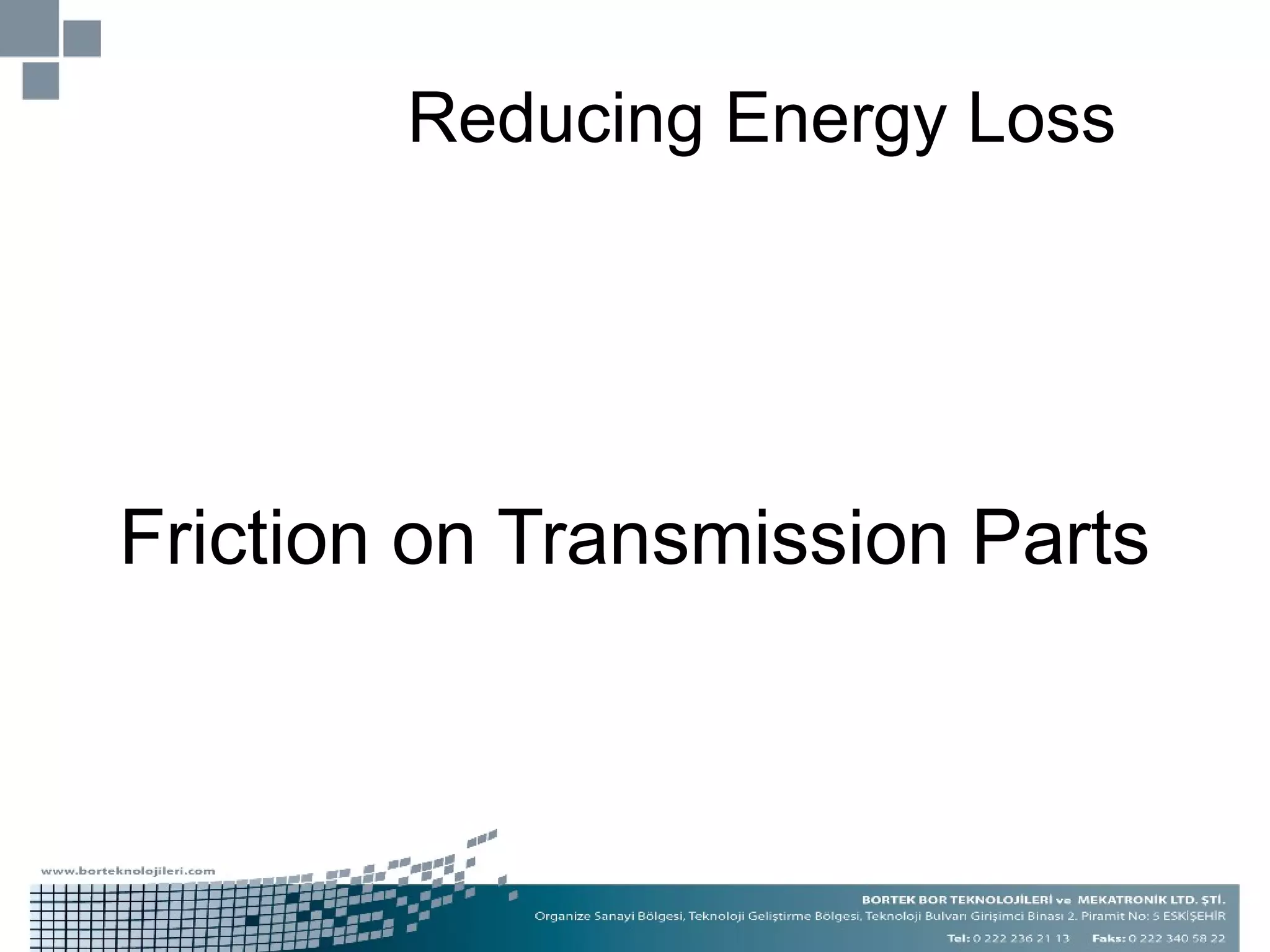 Energy Loss on Transmission | ODP