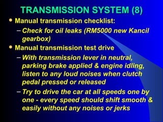 Car Transmission System | PPT