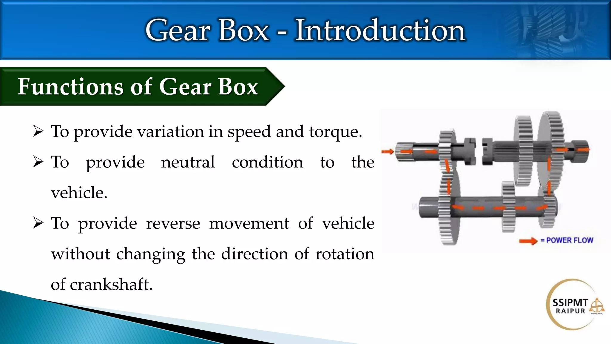 Gear Box and Torque Converter- CSVTU | PDF