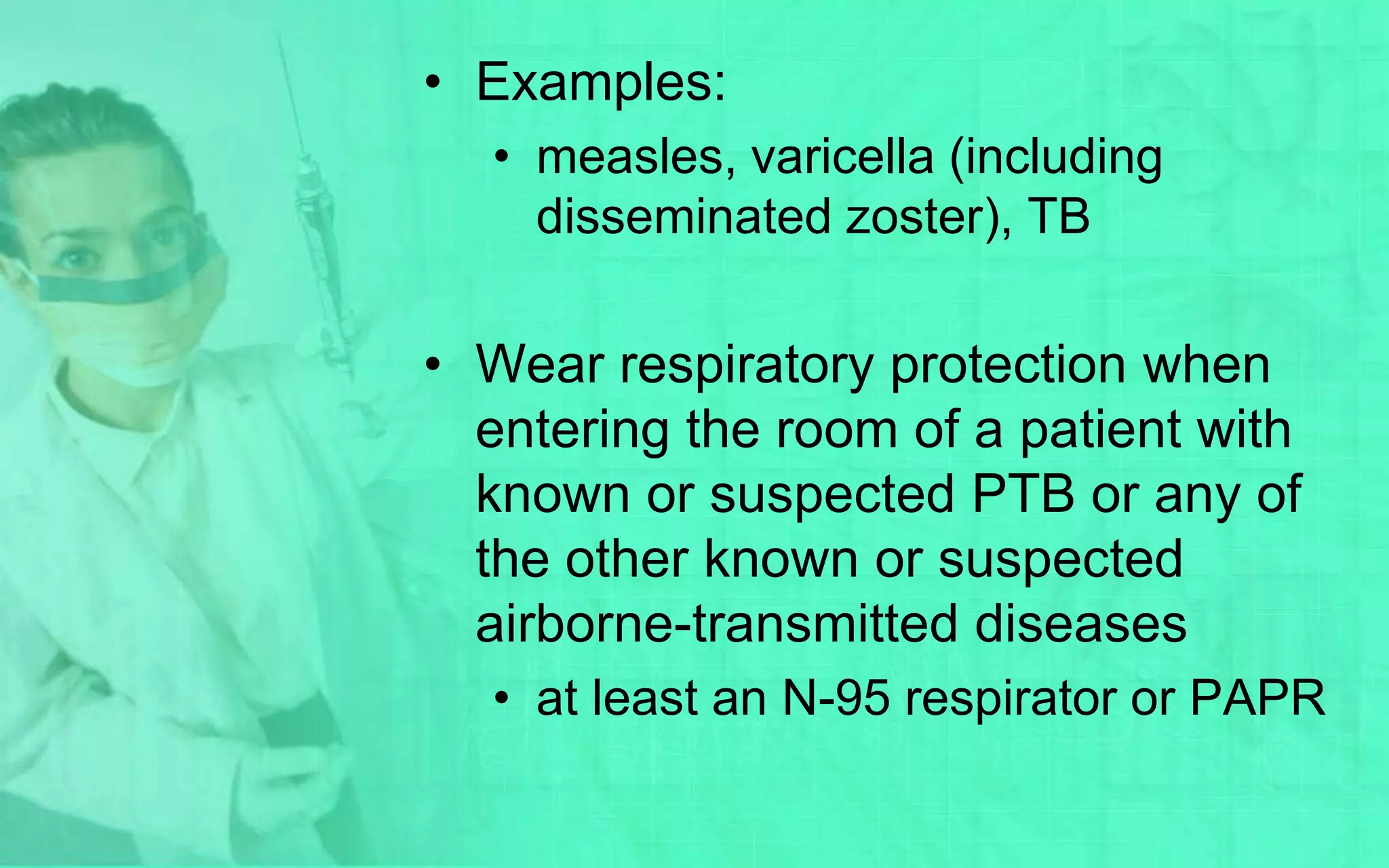 Transmission based precaution techniques | PPTX