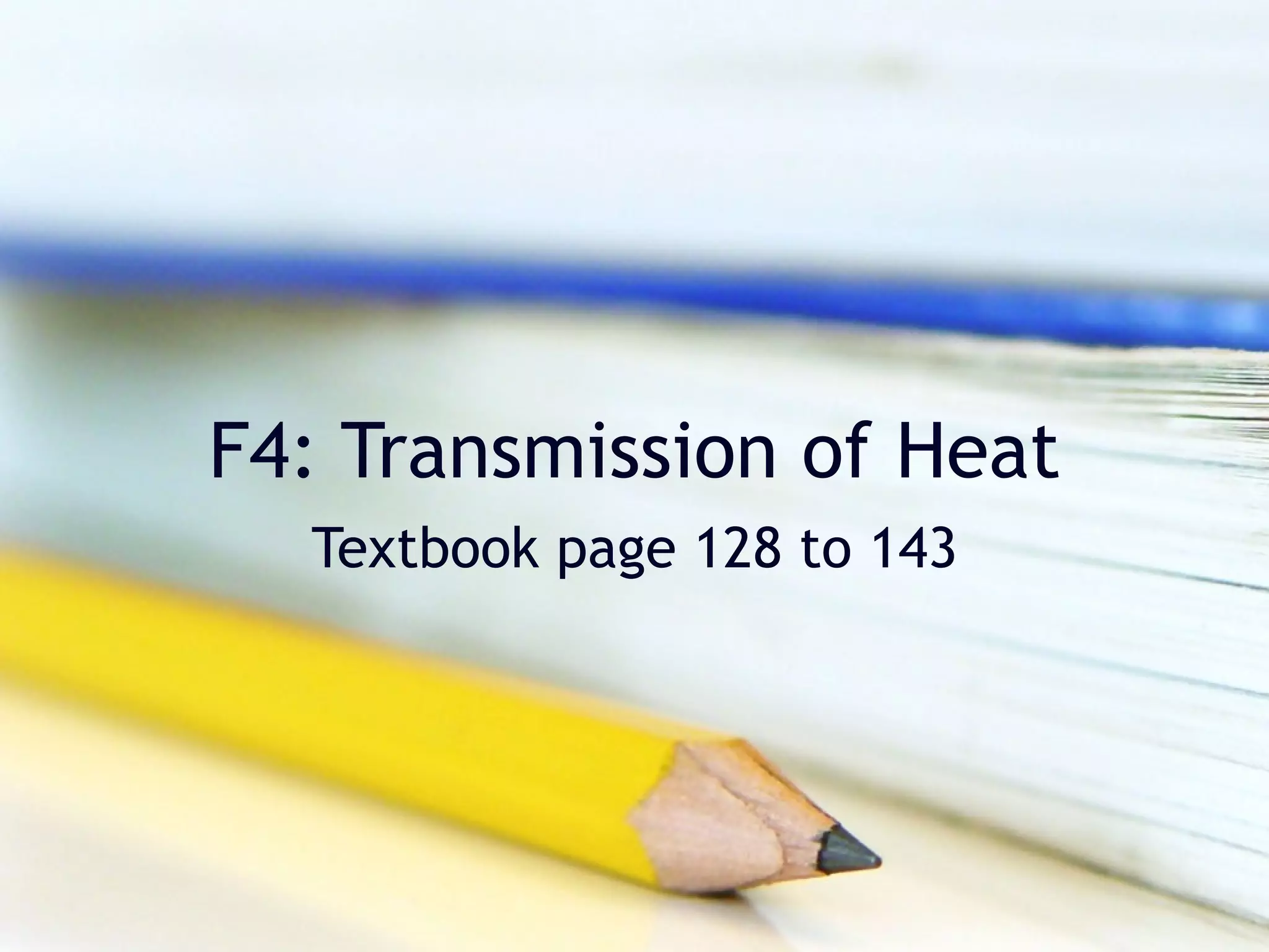 Transmission Of Heat | PPT