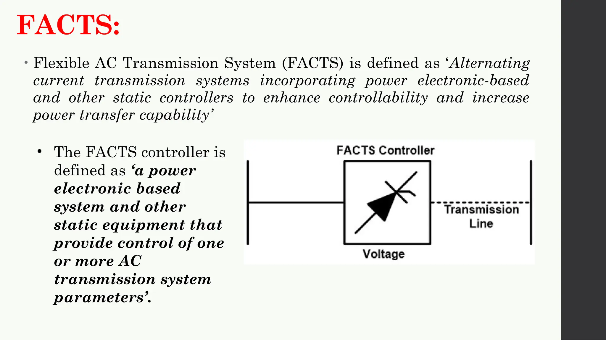 Transmission and distribution Typical outline of an ac transmission and ...