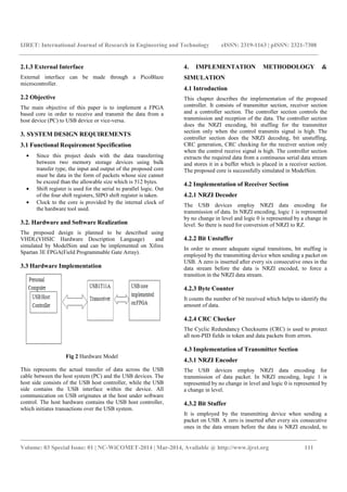 Transmission and reception of data through usb using | PDF