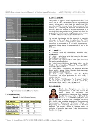 Transmission and reception of data through usb using | PDF