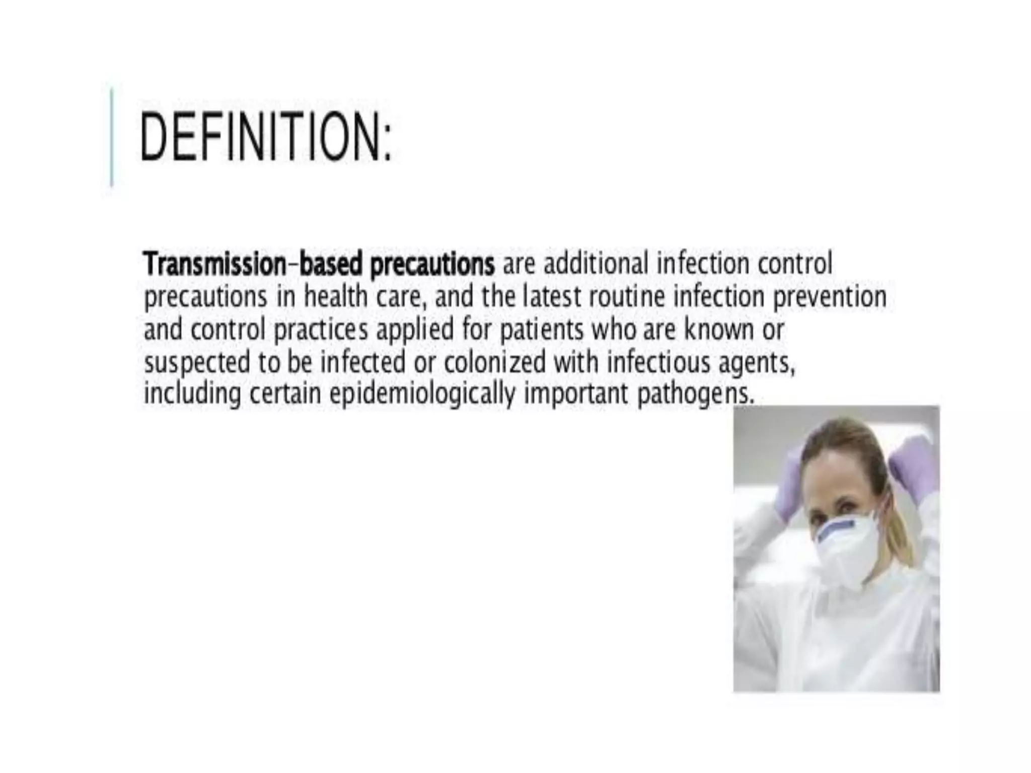 Transmission based precautions | PPTX