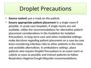 transmission based precautions. infection control | PPTX