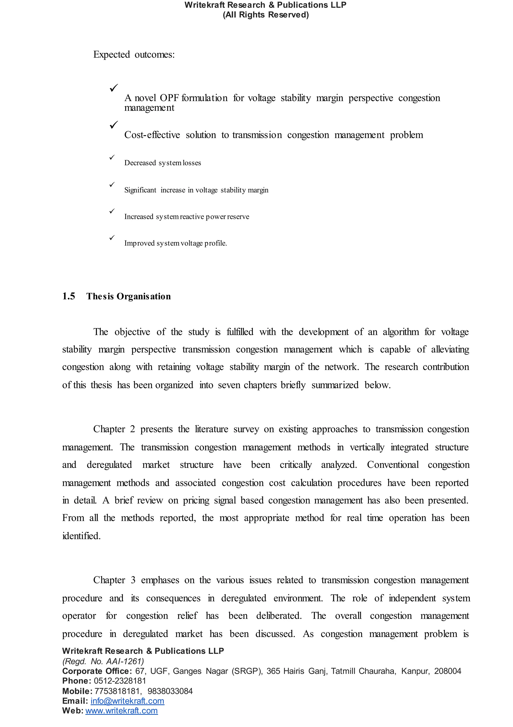 Transmission Congestion Management In Deregulated Power System