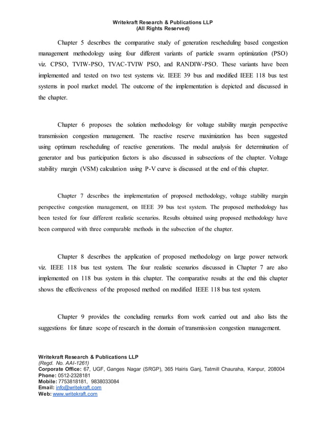 Transmission Congestion Management In Deregulated Power System Operations [] Pdf