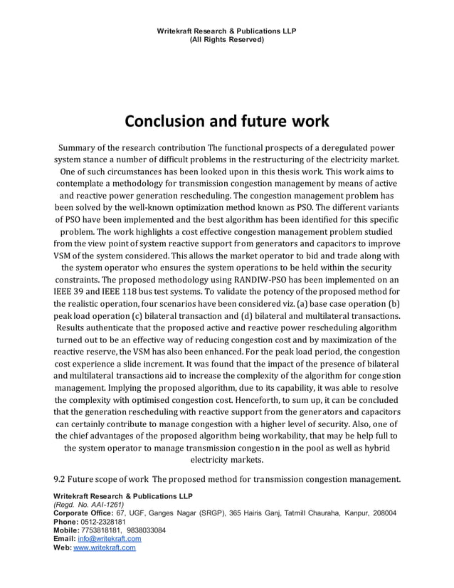 Transmission Congestion Management In Deregulated Power System Operations [] Pdf
