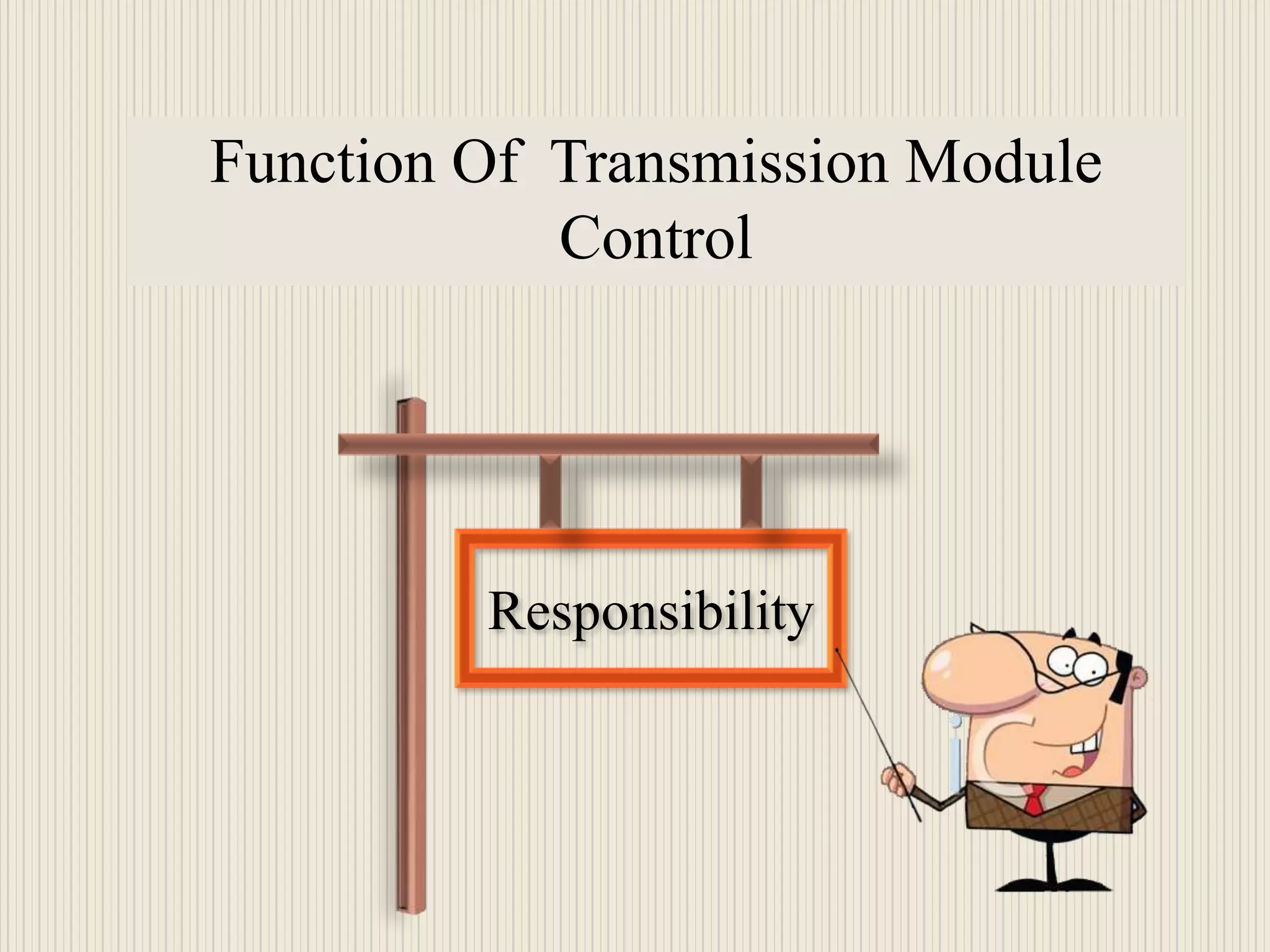 Transmission control module | PPTX
