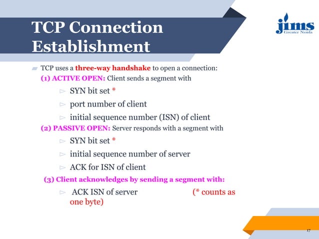 Transmission Control Protocol (TCP) connection oriented | PPT