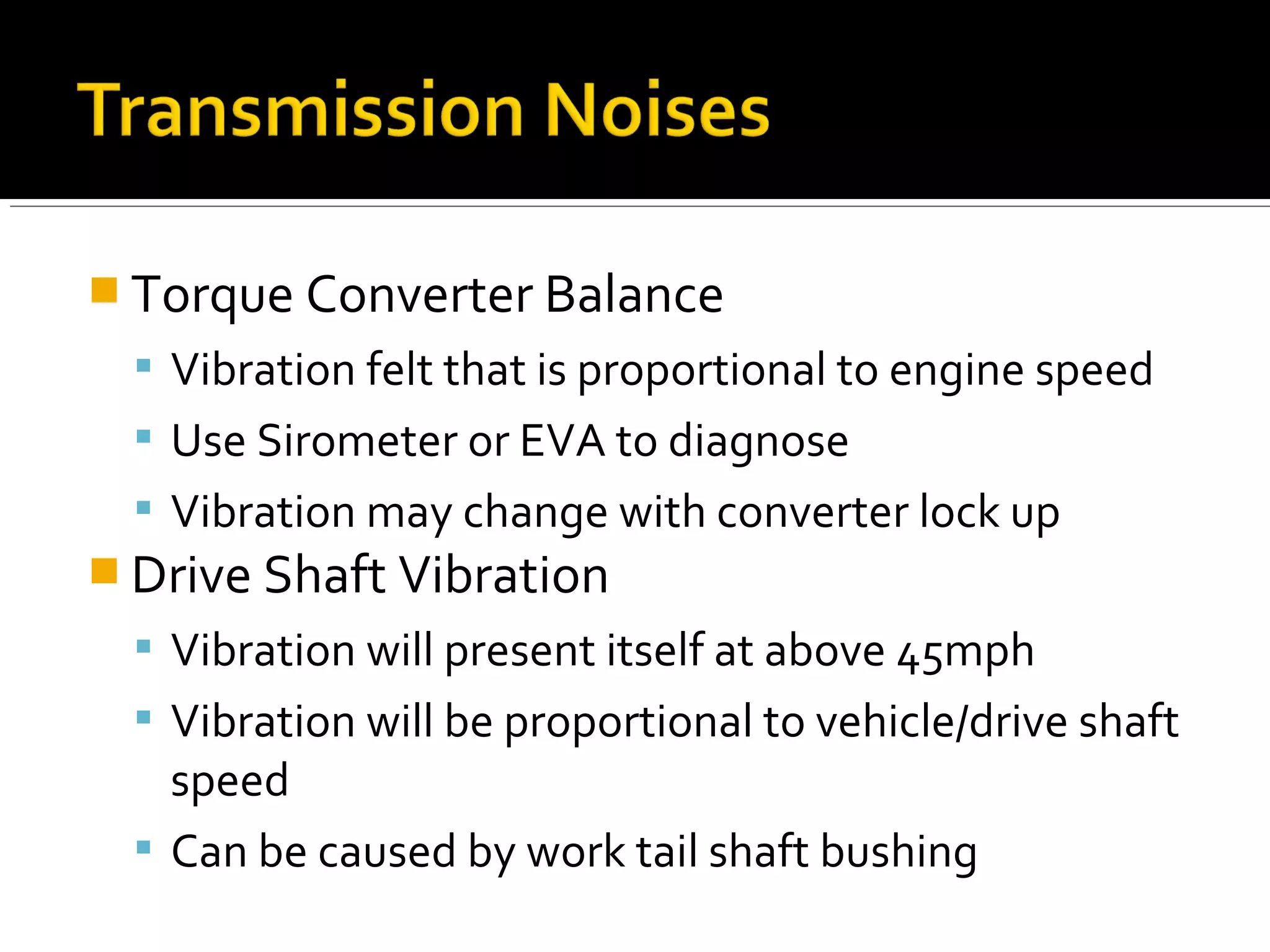 Transmission diagnosis | PPT