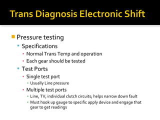 Transmission diagnosis | PPT