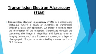 Transmission electron microscope | PDF