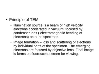 Transmission electron microscope | ODP