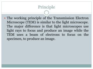 Transmission electron microscope | PPT