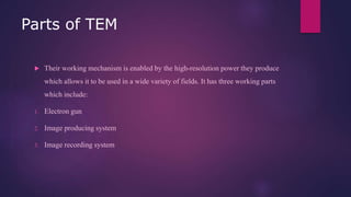 Transmission electron microscope | PDF